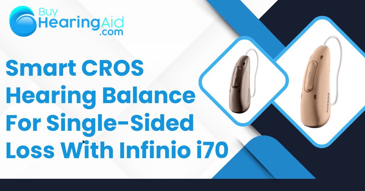Smart CROS Hearing Balance For Single-Sided Loss With Infinio i70